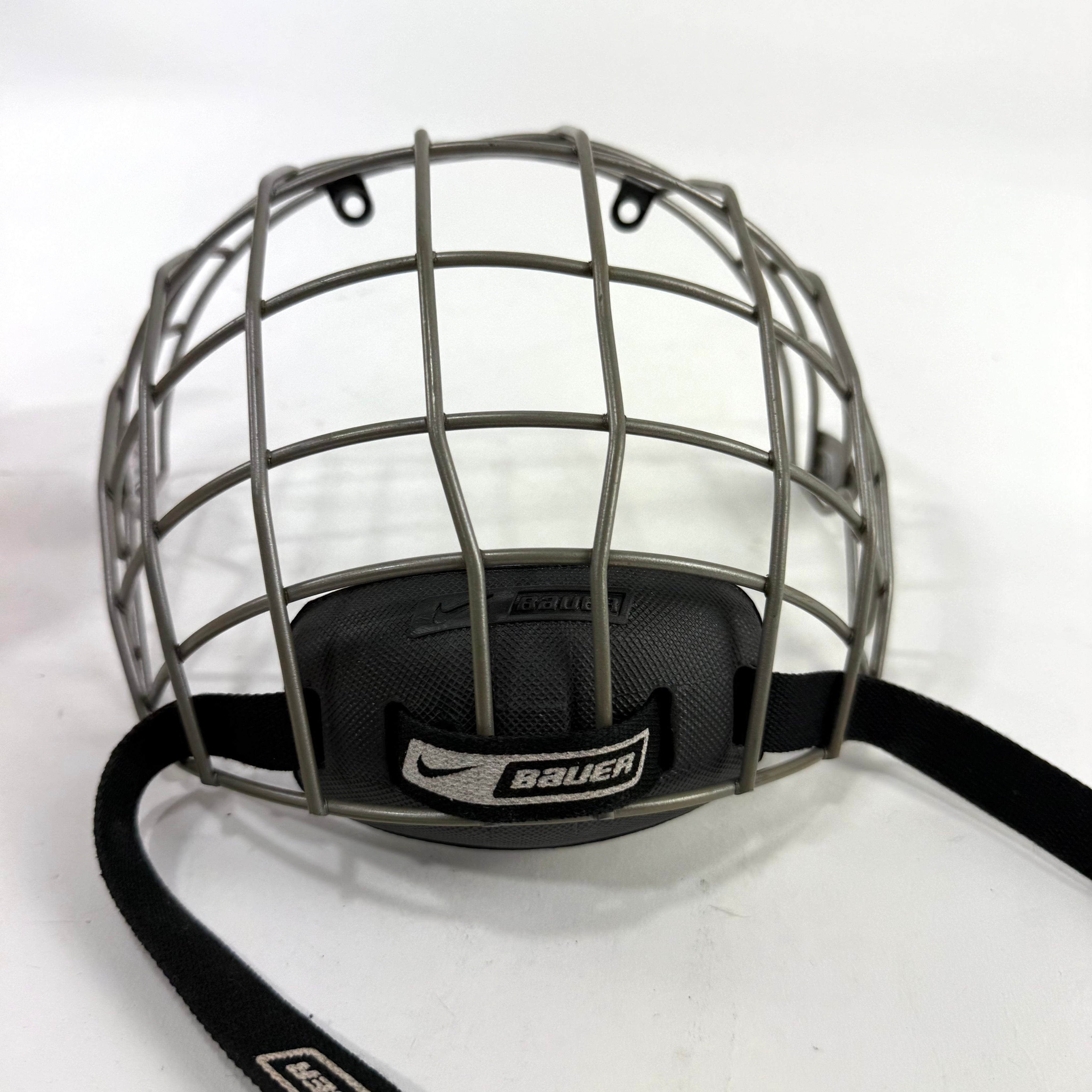 Used Silver Nike Bauer FM2500 Cage | Senior Large | E194 | Top Flight Hockey